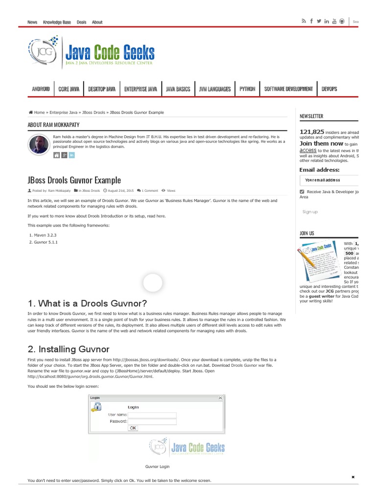 JBoss Drools Guvnor Example - Examples Java Code Geeks - 2021 | PDF | Red Hat | Java ...