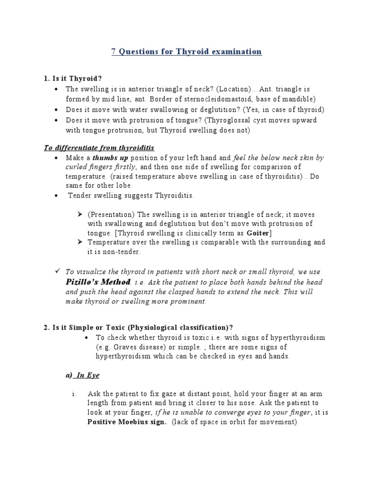 Thyroid Examination and Thyroidectomy | PDF | Thyroid | Human Anatomy