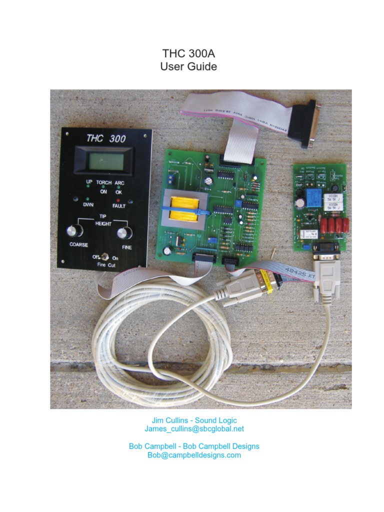 THC 300S User Guide Rev2 | PDF | Electrical Connector | Switch