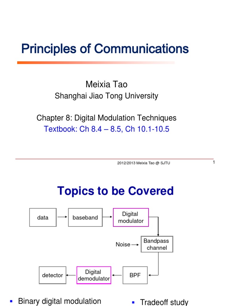 Principles of Communications | PDF | Modulation | Radio Technology