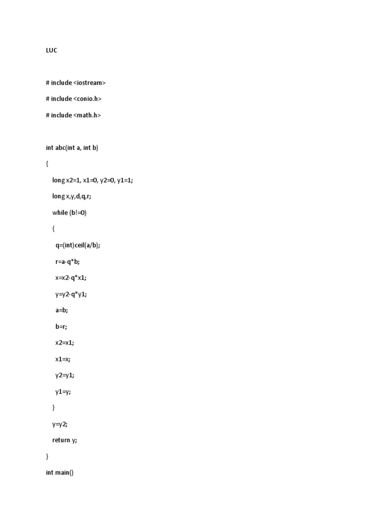 Algoritma LUC | PDF | Computer Libraries | Computer Standards