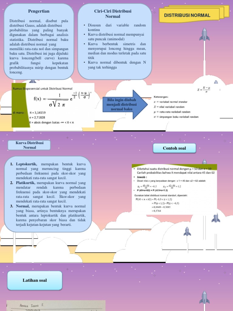 Annisa Isana F (Distribusi Normal+latihan Soal) | PDF