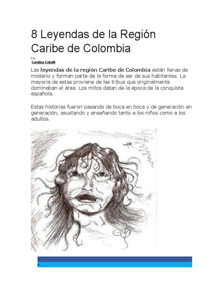8 Leyendas de La Región Caribe de Colombia | PDF | Naturaleza
