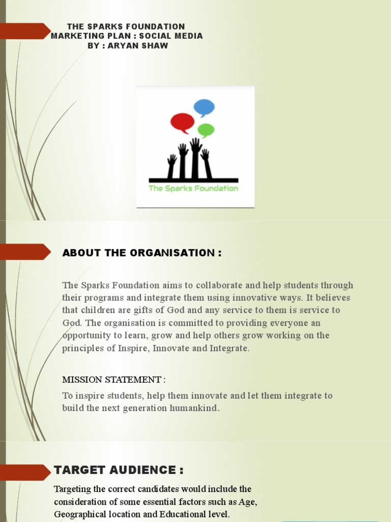 The Sparks Foundation | PDF | Linked In | Swot Analysis