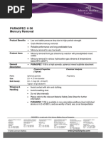 PURASPEC H₂S and Mercury Removal Solutions | PDF | Gases | Mercury ...