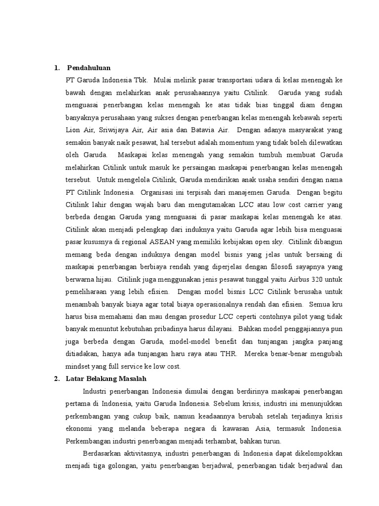 Case Citilink PDF