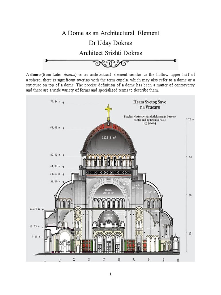 The Dome As Architectural Element | PDF | Dome | Mosque