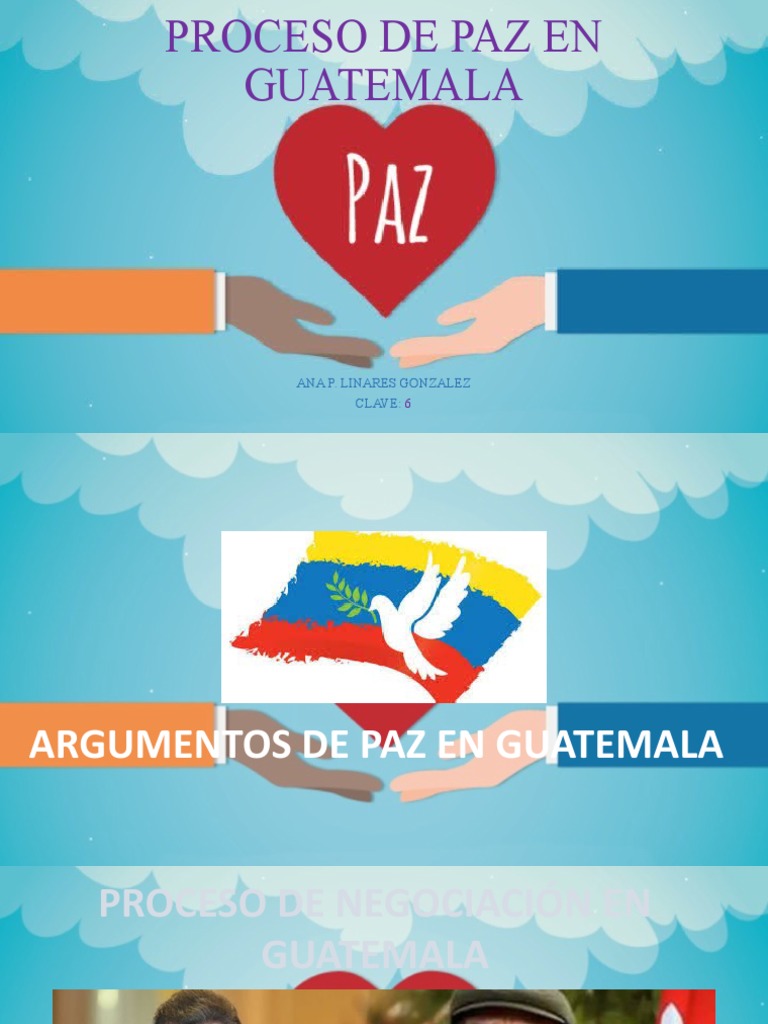 Proceso de Paz en Guatemala | PDF | Salud y bienestar