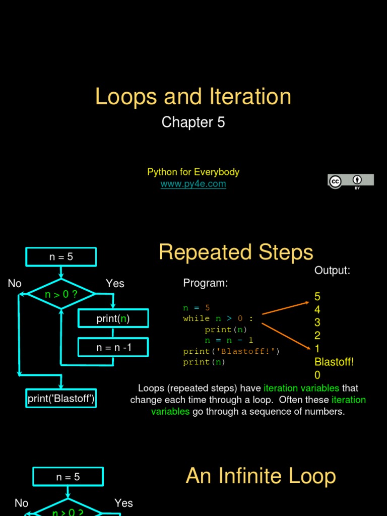05-Loops and Iterations | PDF | Control Flow | Computer Programming