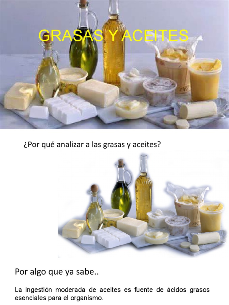 Análisis de Grasas y Aceites | PDF | Petróleo | gordo