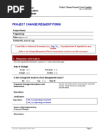 QMS Change Request Form | PDF | Accountability | Leadership