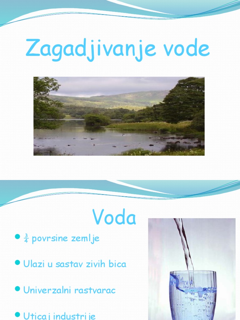 Zagadjivanje Vode | PDF
