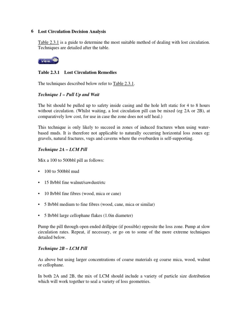 BP Lost Circulation Techniques | Download Free PDF | Cement | Materials