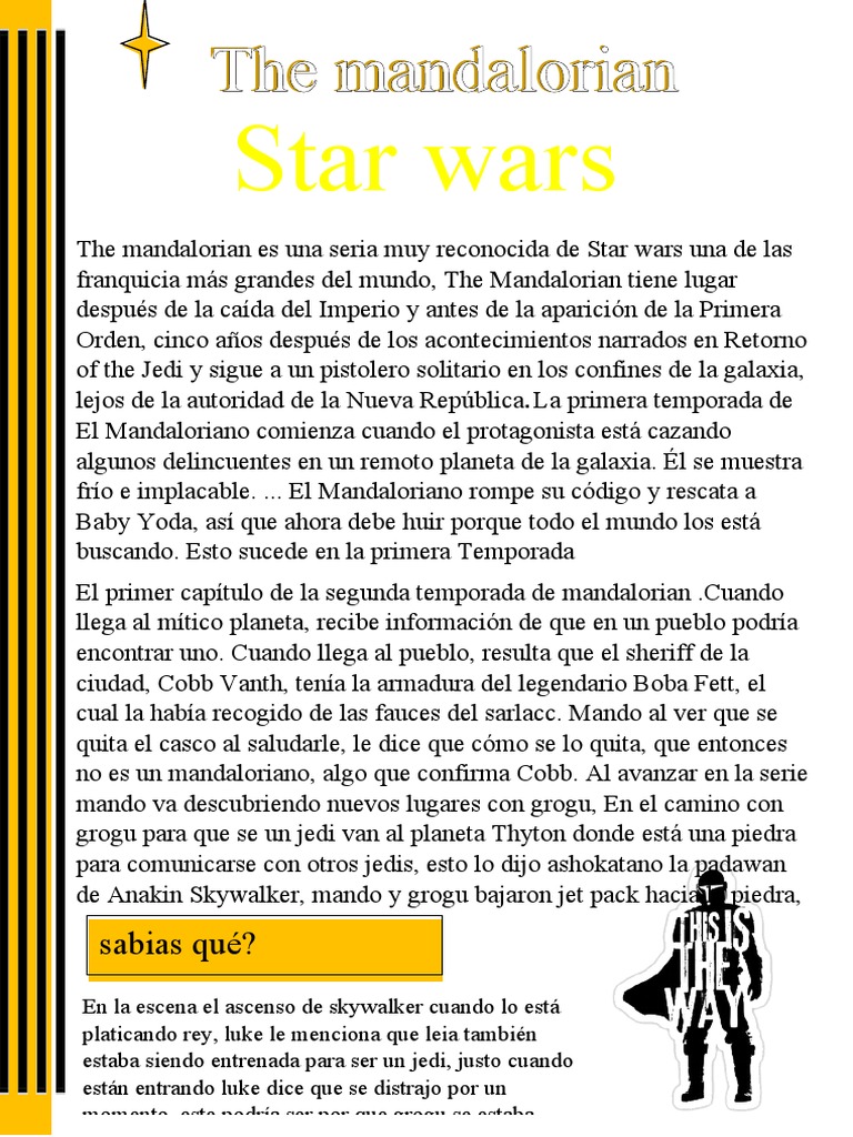 The Mandalorian | PDF