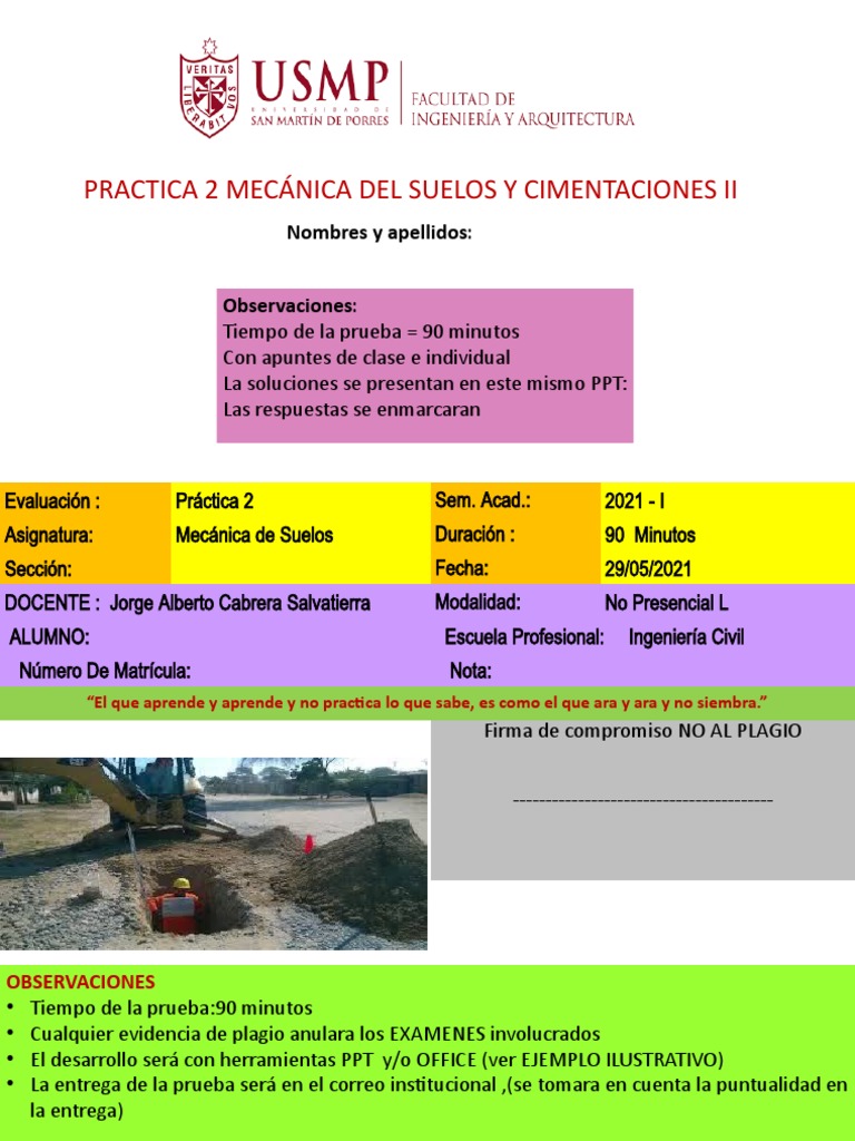 Practica 2 Ms2 | PDF | Mecánica de Medios Continuos | Ingeniero civil