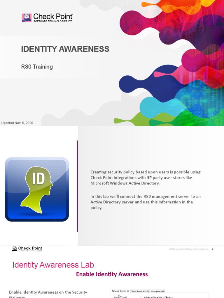 07 Identity Awareness Lab | PDF