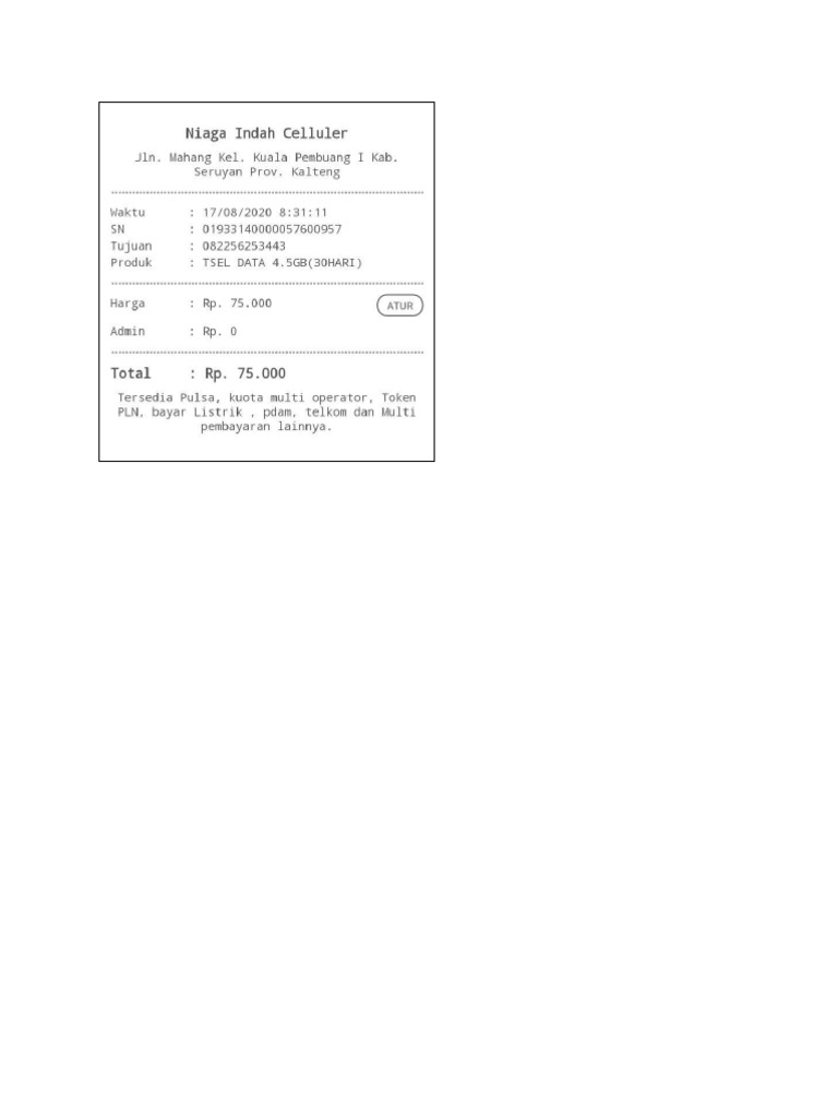 Nota Paket Internet Lks | PDF