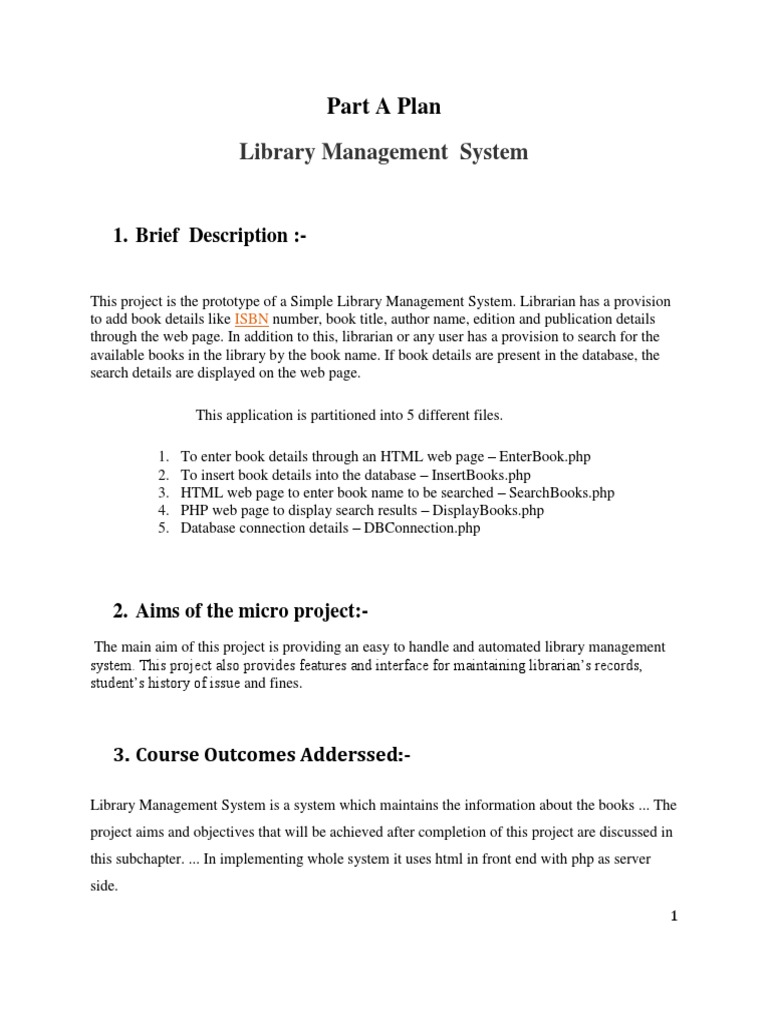 Libary Managment System Project | PDF | World Wide Web | Internet & Web