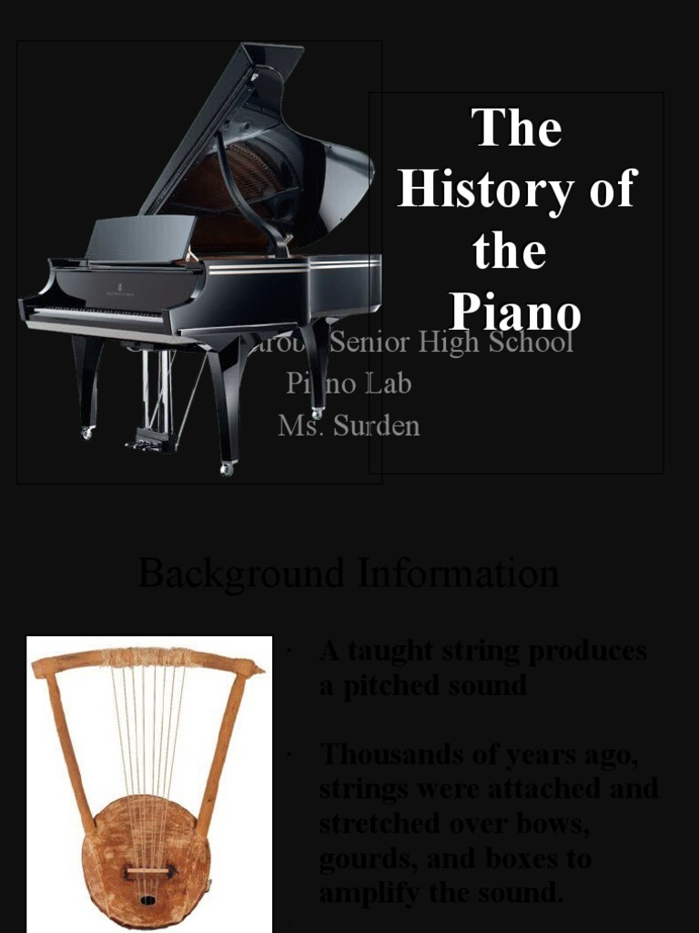 Piano PowerPoint | PDF | Piano | String Instruments