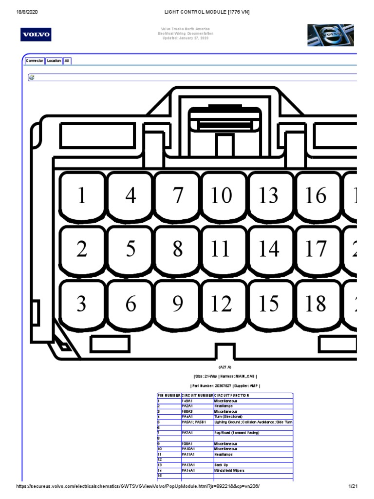 Light Control Module (1776 VN) | PDF | Headlamp | Electrical Connector