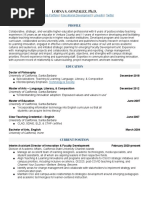 Annotated Resume Sample | PDF | Tutor | Literacy