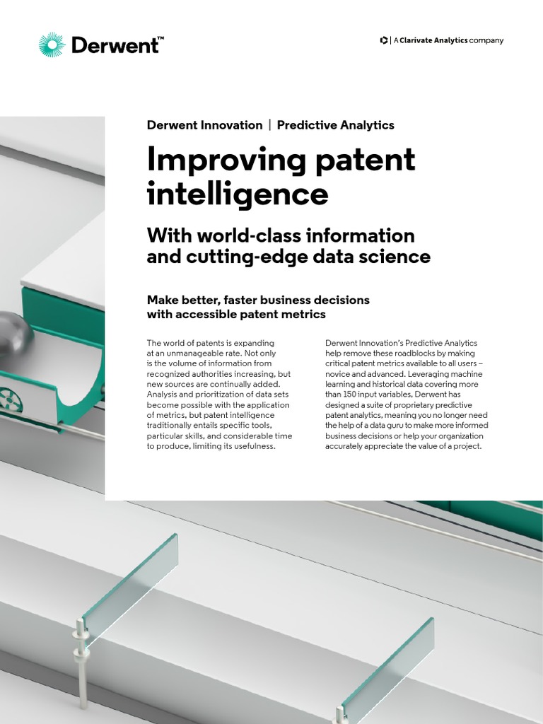 Derwent Innovation Predictive Analytics Fact Sheet 1 | PDF | Predictive ...