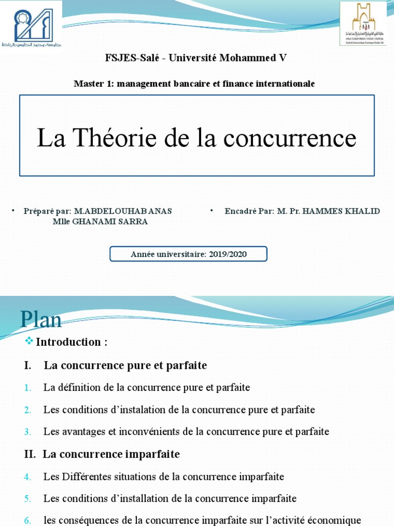 Théorie de la concurrence économique | PDF | Monopole | Concurrence ...