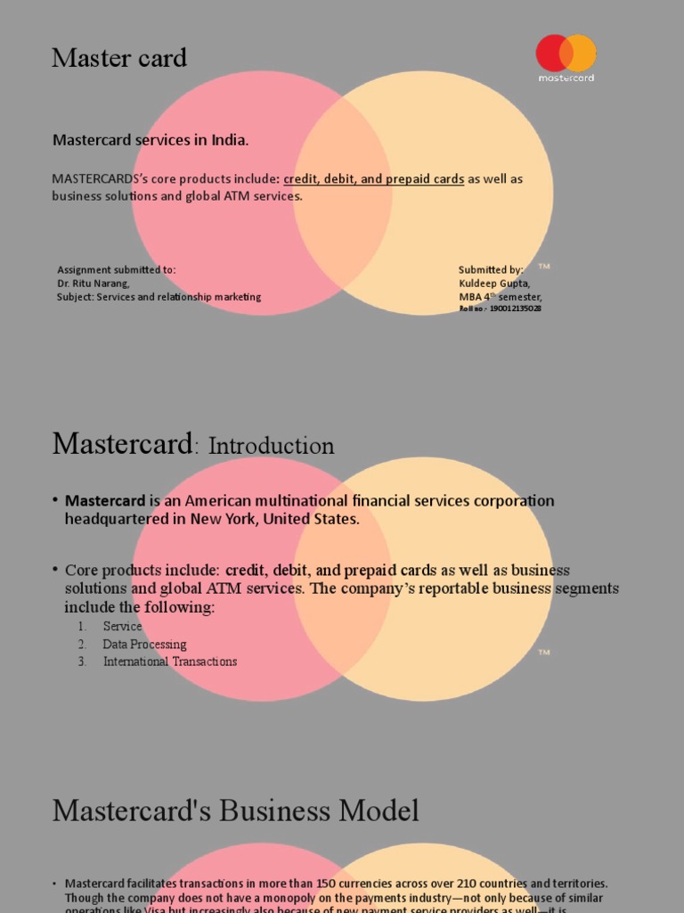 Mastercard Services in India | PDF | Master Card | Debit Card