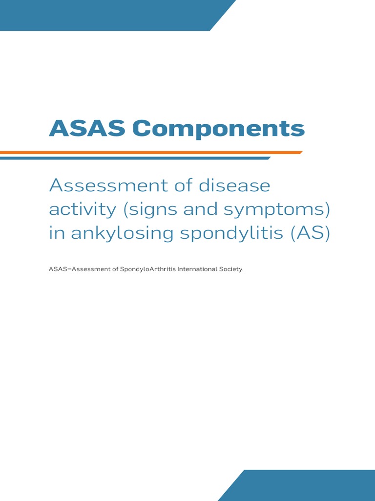 ASAS Assessment Tools for Ankylosing Spondylitis | PDF | Medicine ...