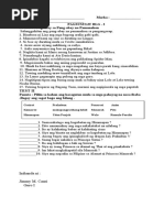 Pagsusulit Sa Ponemang Suprasegmental Grade 9 | PDF