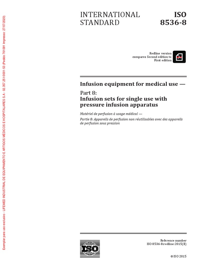 Iso 8536-8-2015 | PDF | International Organization For Standardization ...