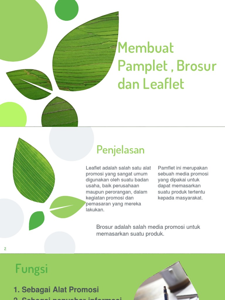Membuat Pamflet | PDF