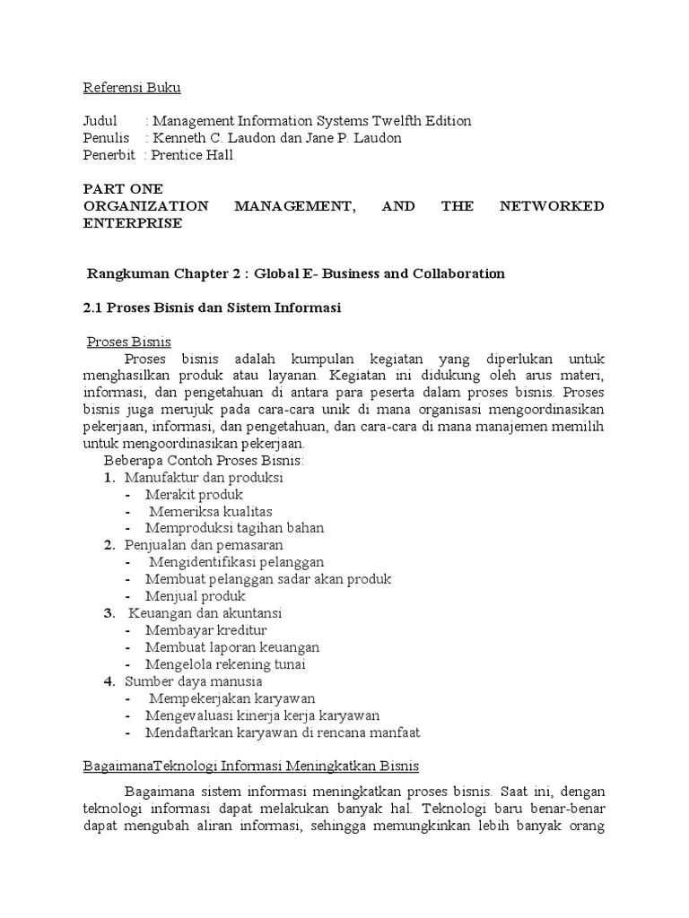 Rangkuman Chapter 2 | PDF