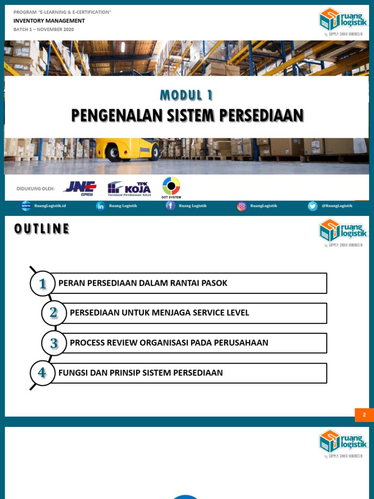 RL. Modul 1. Pengenalan Sistem Persediaan | PDF