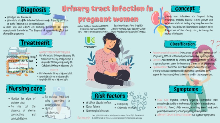 Infografia Urinary Tract Infection in Pregnant Women | PDF | Urinary ...