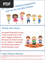 Charades Relay and Fundamental Movement Skills Poster | PDF