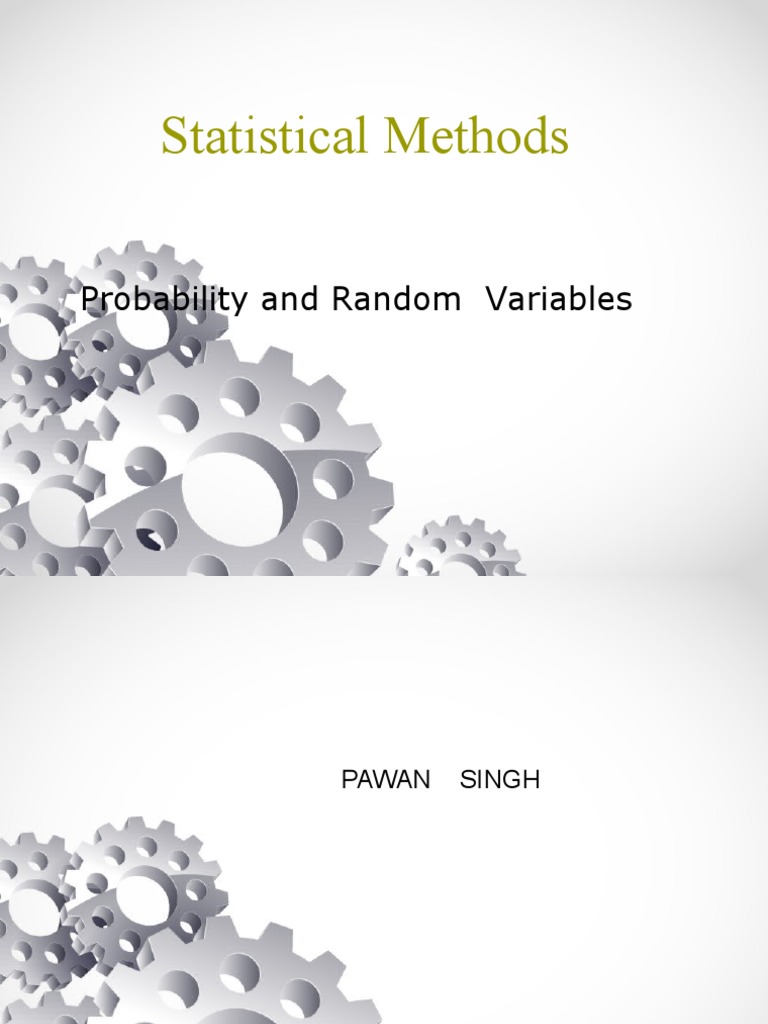 Probablity and Random Variables | PDF | Probability Distribution | Normal Distribution