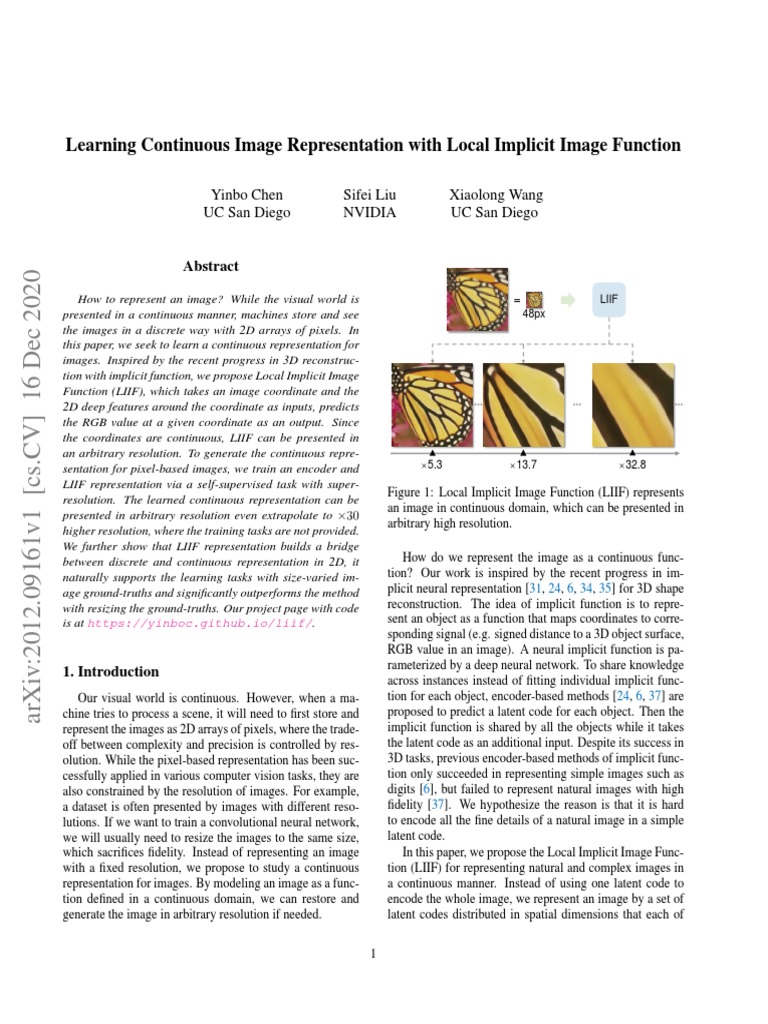 2020 Learning Continuous Image Representation With Local Implicit Image Function Download 3208