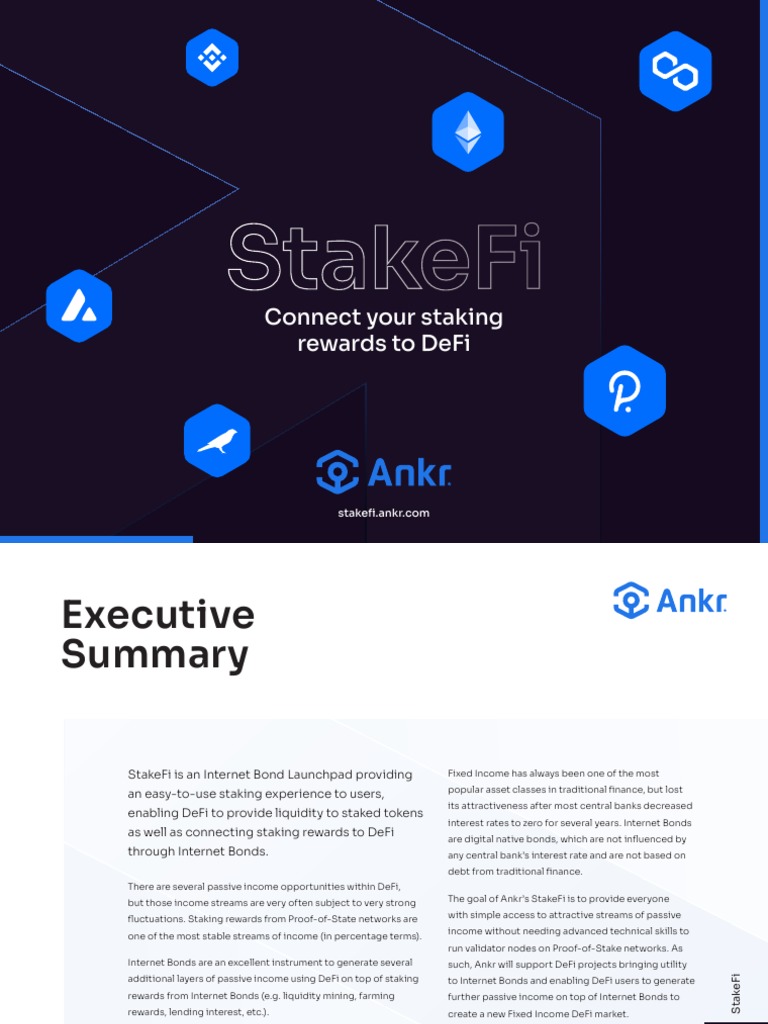 Stakefi Litepaper | PDF | Bonds (Finance) | Internet