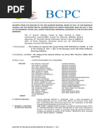 BCPC Minutes of The Meeting | PDF