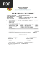 Fund Utilization Report (Sample) | PDF