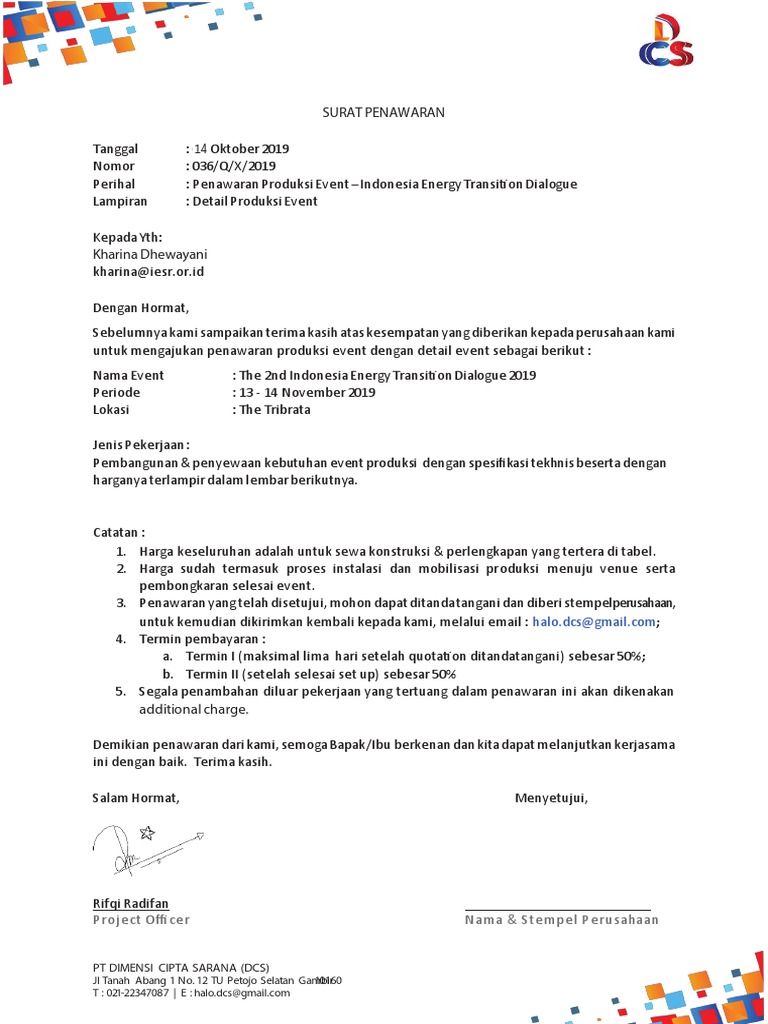 Quotation IETD 2019 | PDF | Komputer | Teknologi & Rekayasa