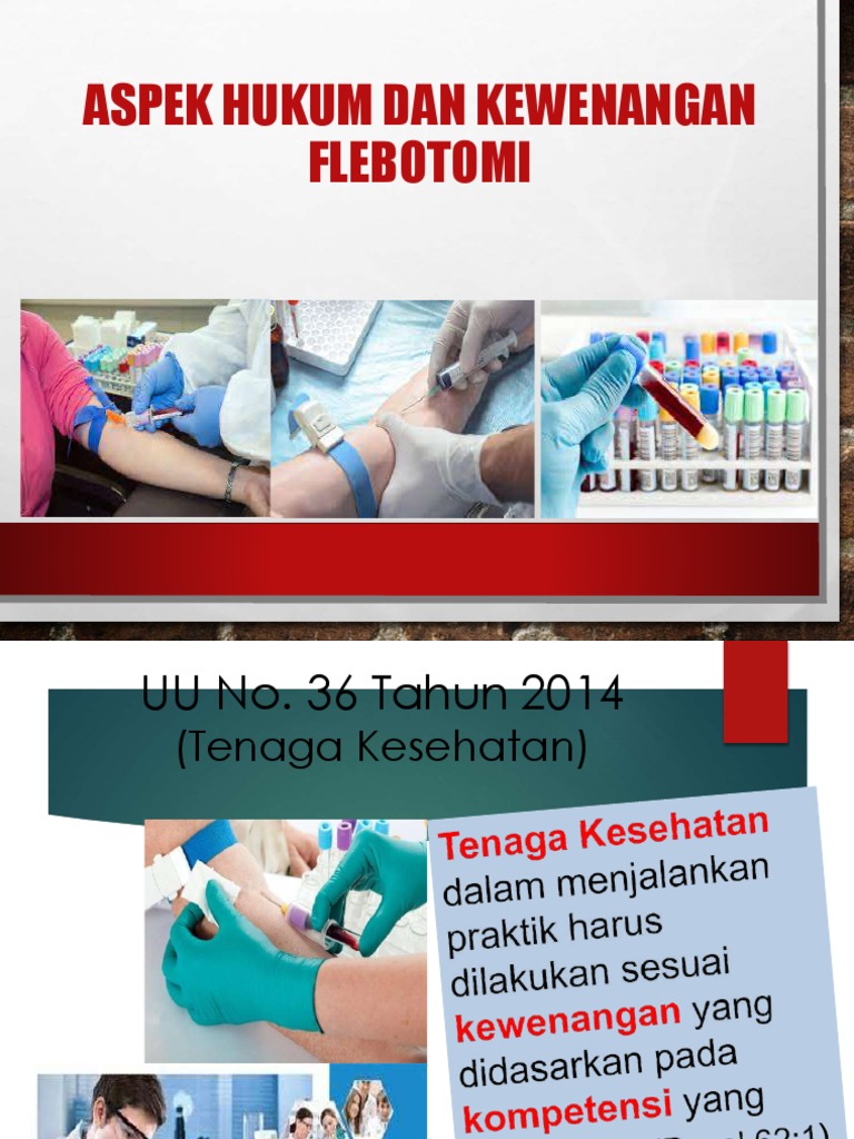 10.ASPEK HUKUM & Kewenangan Flebotomi - Compressed | PDF