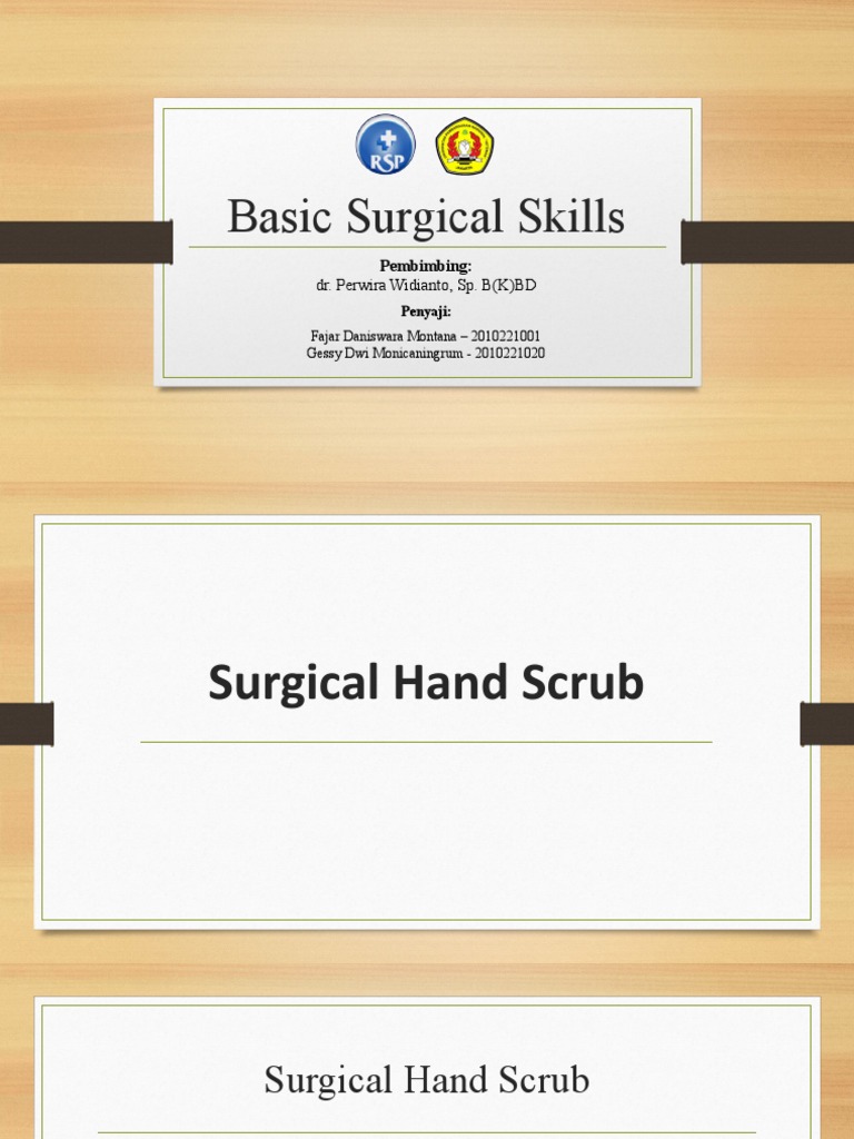 Basic Surgical Skills | PDF