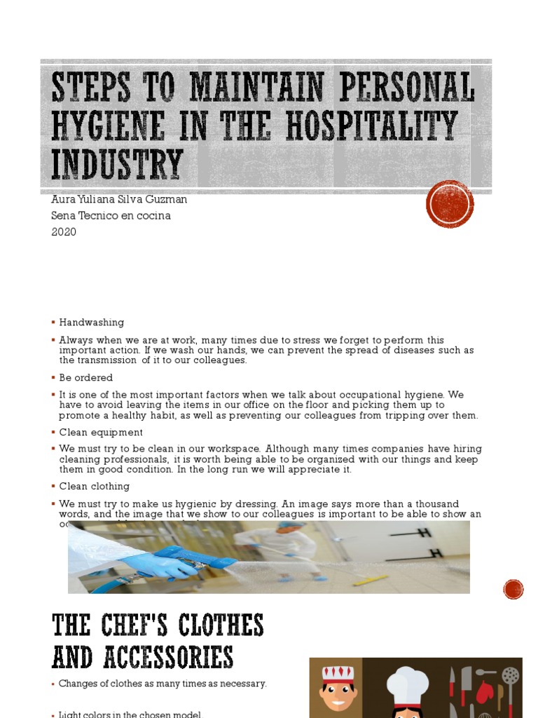 Guidelines for Maintaining High Standards of Hygiene and Professional ...