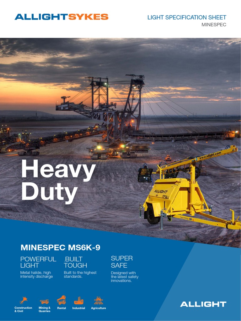 Heavy-Duty Mine Spec Trailer MS6K-9 | PDF | Trailer (Vehicle) | Engines