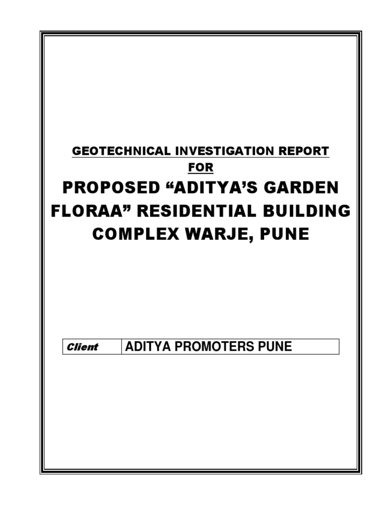 Soil Report Rock | PDF | Geotechnical Engineering | Horticulture And ...