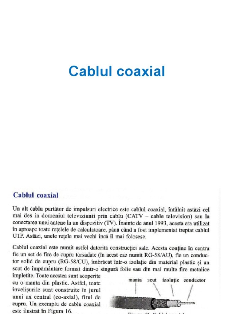 Cablul Coaxial | PDF