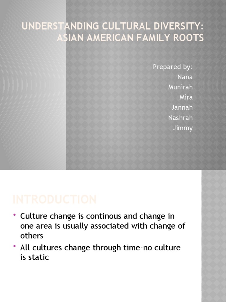 Understanding Cultural Diversity | PDF