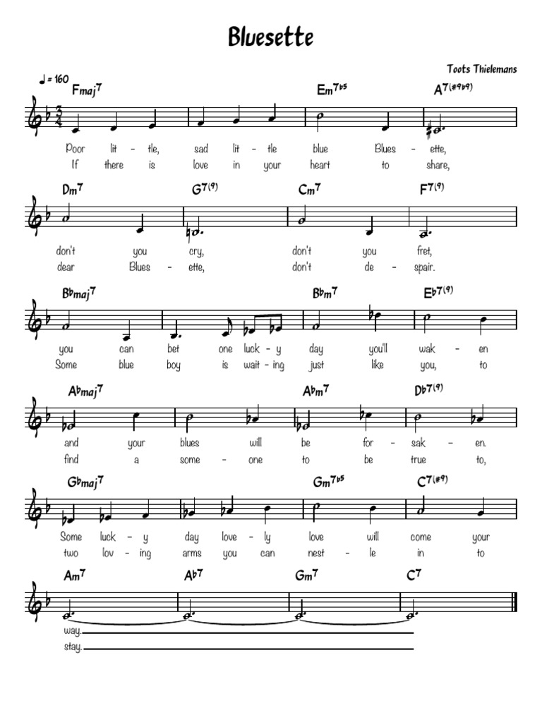 Bluesette | PDF